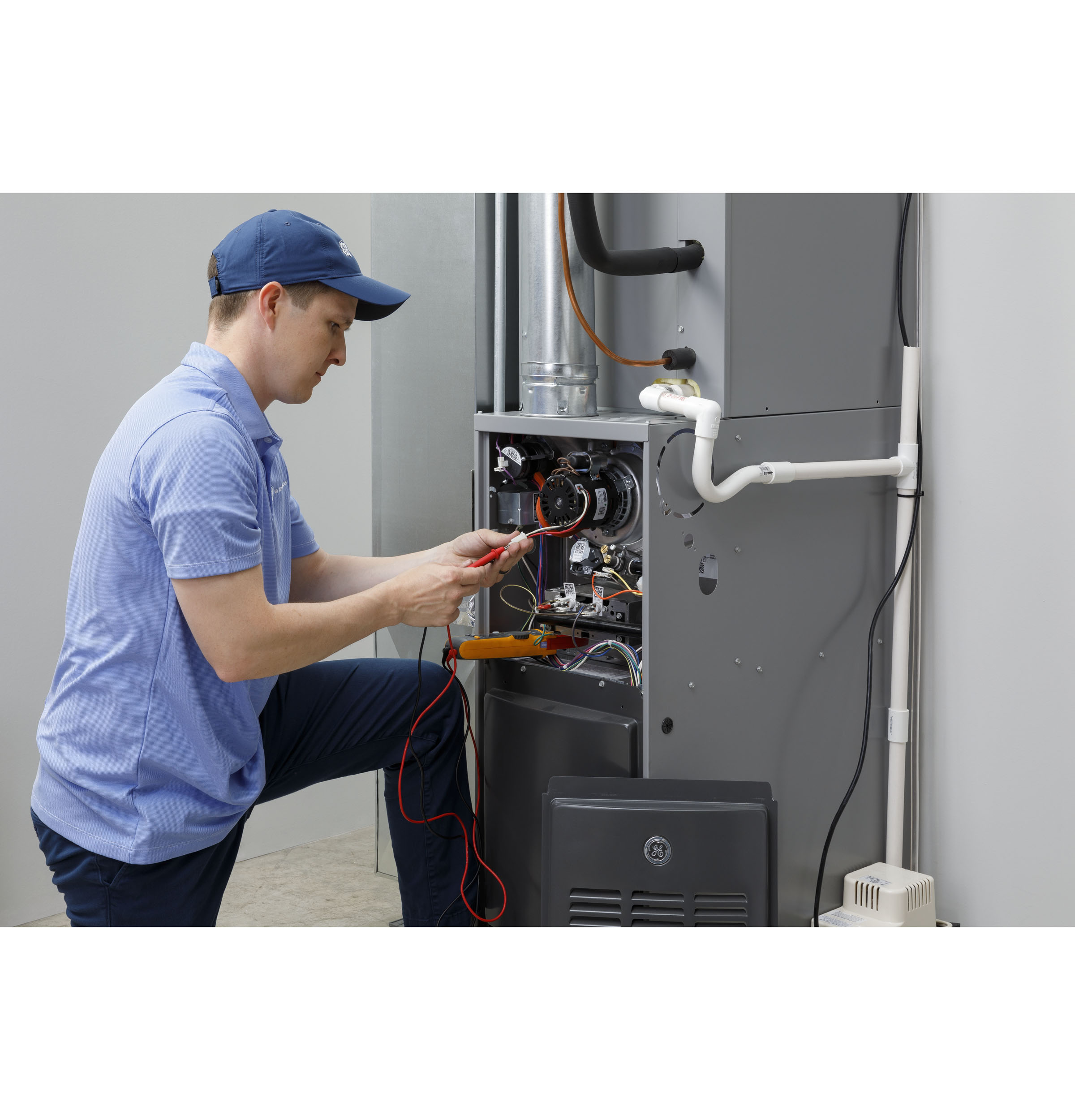 5-Ton 100K BTU 80% AFUE Ultra Low-NOx Two-Stage Upflow/Horizontal Flow ...