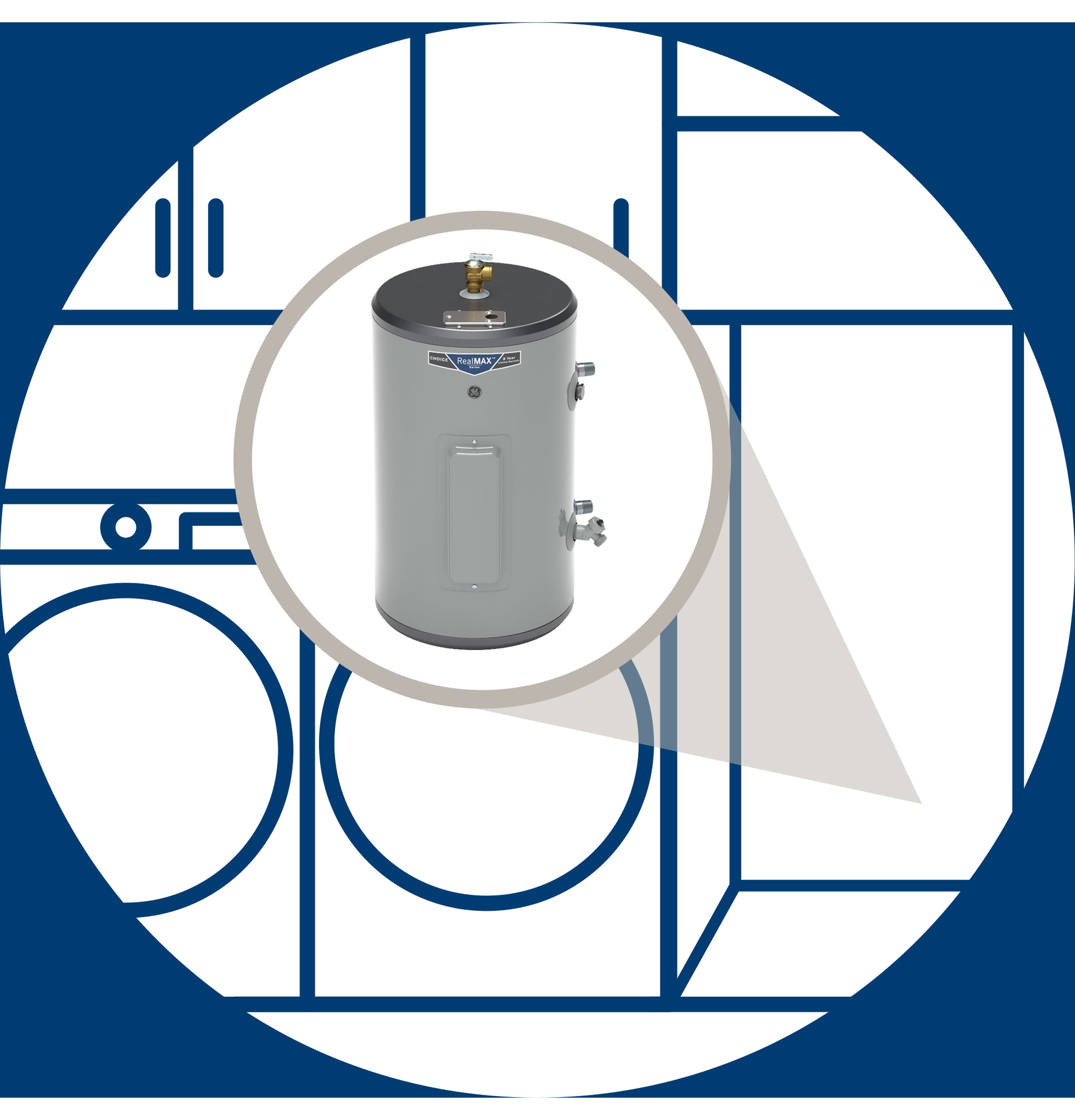 GE® 18 Gallon Electric Point of Use Water Heater|^|GE20P08BAR - Air ...
